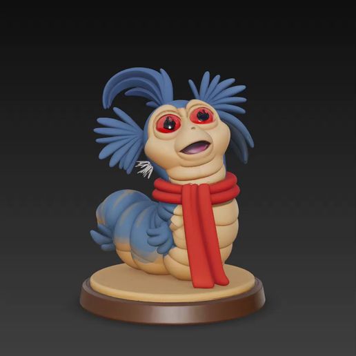 🪱 Ello Worm - 3D figure Infinity/Disney style (100 mm)・ STL File for 3D ...