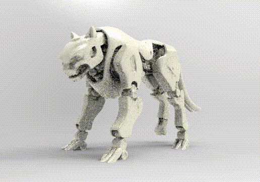 🐅 robotic Tiger cat・ STL File for 3D printing・Cults