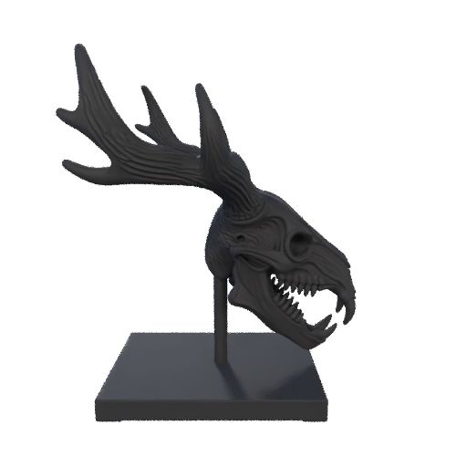 👹 Wendigo Head with Base・ STL File for 3D printing・Cults