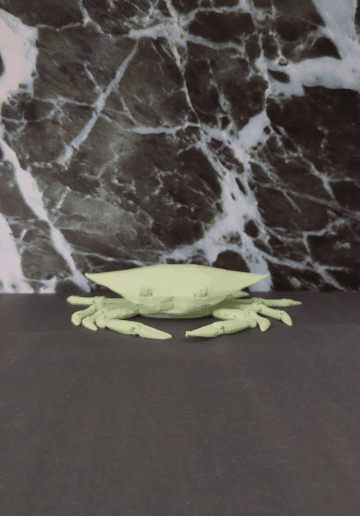 🦀 Fully Articulated Print in Place Blue Crab / Flexi Crab w/ NO ...