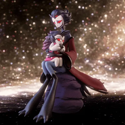 STL file STOLAS AND OCTAVIA 👾 ・3D printing template to download・Cults