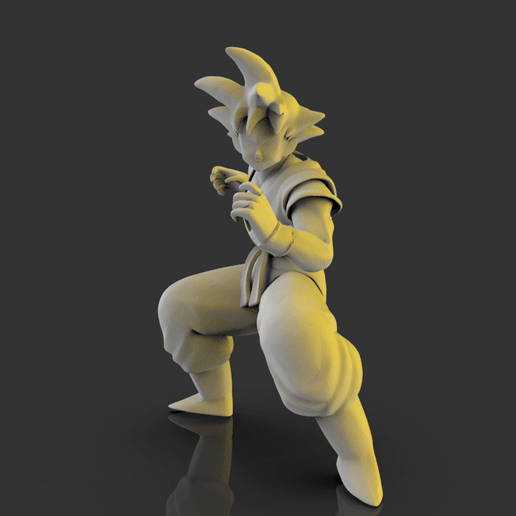🐉 Goku・Free STL File for 3D printing・Cults