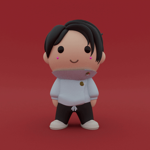 arquivo 3D Yuta Okkotsu ( Jujutsu Kaisen ) 👾 ・design para impressora 3D ...
