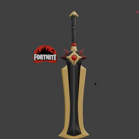 STL file Joni The Scarlet Sword from Fortnite (Life Size) 🗡️ ・3D ...