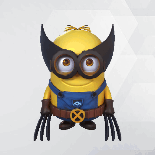 👹 Minion Wolverine・Archivo STL para Impresión 3D・Cults