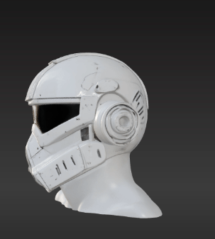 🪖 Futuristic Combat Helmet with Vents & Angular Detail・Fichier STL pour ...