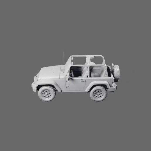 👾 Jeep Wrangler 2010 – 3D Printable Classic Off-Road SUV・ STL File for ...