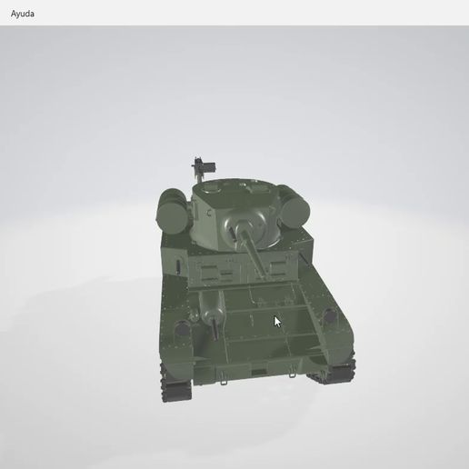 🪖 M3A1 Light Tank Stuart Tiger・ OBJ File for 3D printing・Cults