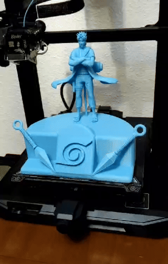 STL file Naruto Figure Podium 👾 ・3D printing idea to download・Cults
