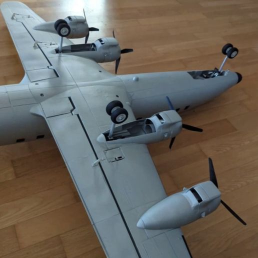 ️ RC Super Constellation L-1049 Testfiles and manual・Free STL File for ...