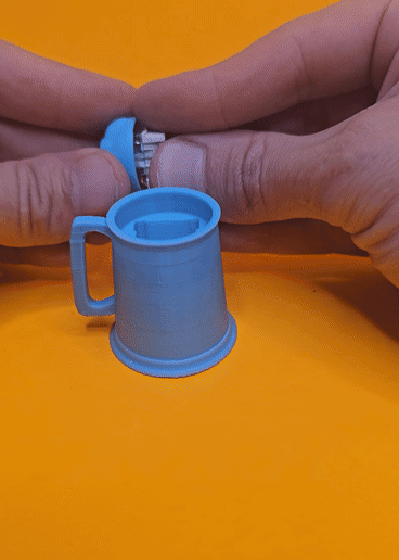 ☕ Mug Clicker Fidget・ STL File for 3D printing・Cults