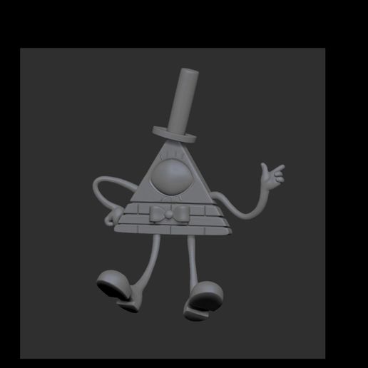 🎨 Bill Cipher Figure statue・ 3D File for 3D printing・Cults