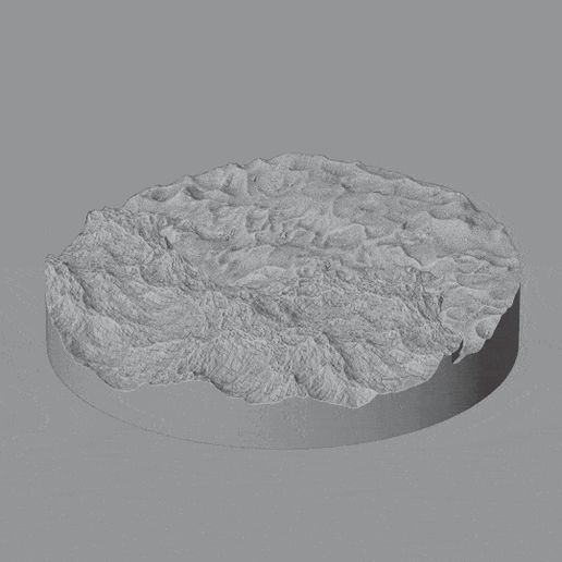 STL file 25mm sea shore wargaming bases 🔩 ・3D printable model to ...