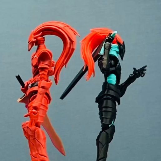 🦸 Blood-Red Commander Igris and shadow Igris - Articulated Dummy Figure ...