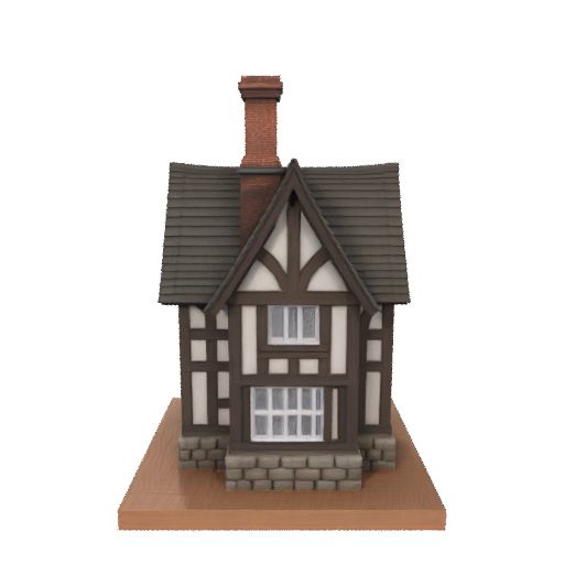 🖼️ Medieval Tudor Timber Frame House 3D Model | European Fantasy ...