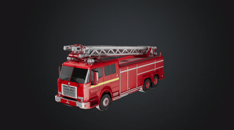Archivo 3D DIB Fire Truck Stl Obj Glb for 3D Printer 🔥 ・Modelo para ...
