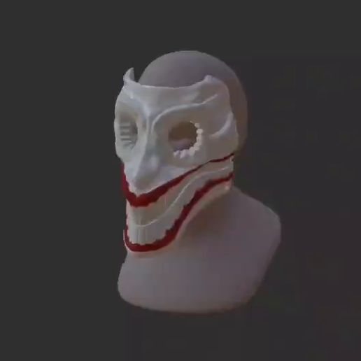 🪖 Aira Shiratori Mask from Dandadan | Acrobatic Silky Full Mask・ STL ...