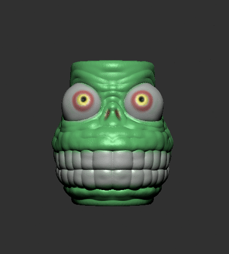 🧟 CREEPY SHOT GLASS ZOMBIE SHOT・ STL File for 3D printing・Cults