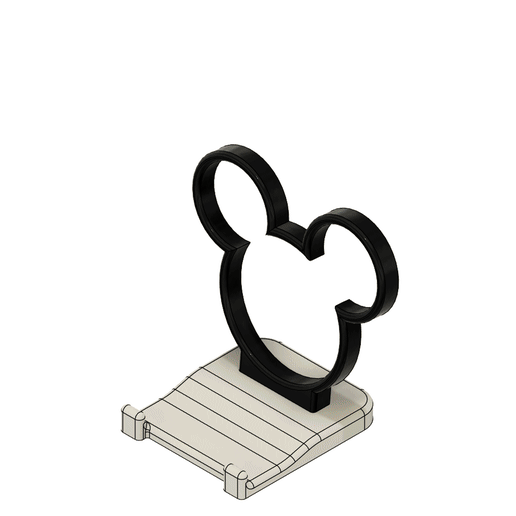 🐁 MICKEY MOUSE PHONE HOLDER - STAND PHONE・Archivo STL para Impresión 3D ...