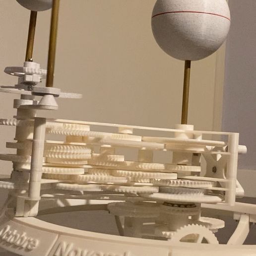 3D printing TELLURION, SOLAR SYSTEM, SUN, EARTH, MECHANICAL MOON • made ...