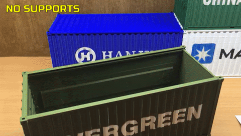 📦 SHIPPING CONTAINER STORAGE BOX・ STL File for 3D printing・Cults