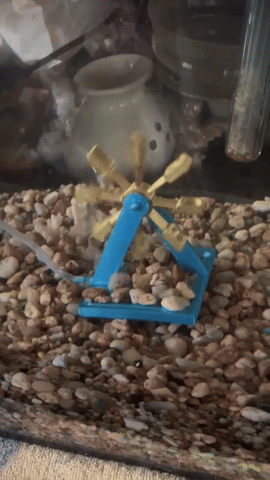 🚰 Aquarium Water Wheel・Free STL File for 3D printing・Cults