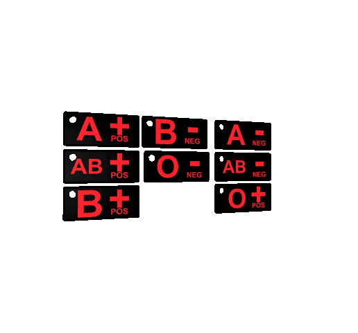 🩸 BLOOD GROUP KEY RING・Archivo STL Gratis para Impresión 3D・Cults