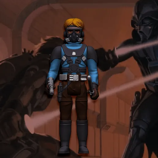 🧸 Deak Starkiller - Ralph McQuarrie Concept - Vintage 3.75" Style ...