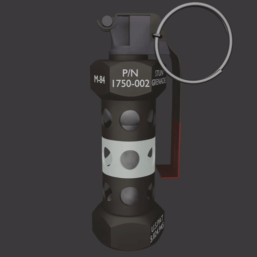 Fichier 3D Grenade Flashbang 🧸 ・Design pour imprimante 3D à télécharger ...