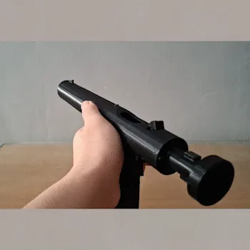 🔫 Welrod Pistol Cap Gun BB 6mm・ STL File for 3D printing・Cults