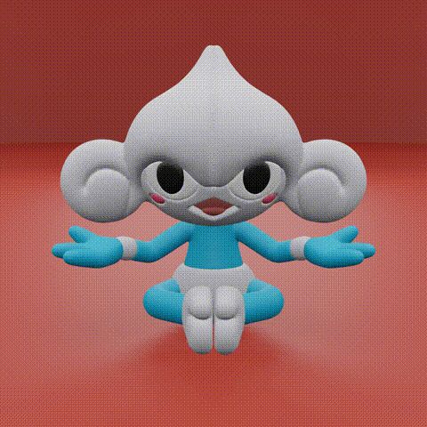 🐉 Pokemon No. 307 Meditite・ STL File for 3D printing・Cults