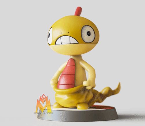 🎨 Scraggy - POKÉMON FIGURINE - FAN ART - POKEMON・ STL File for ・Cults