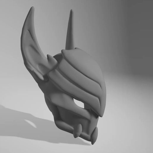 STL file Dauntless Shadow Killer Cat Helmet Mask 🐱 ・3D print object to ...