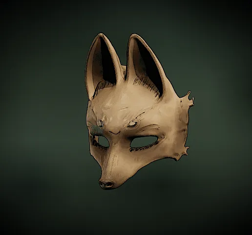 🦊 SILENT HILL F MASK - FOX KOTOYUKI・ STL File for 3D printing・Cults