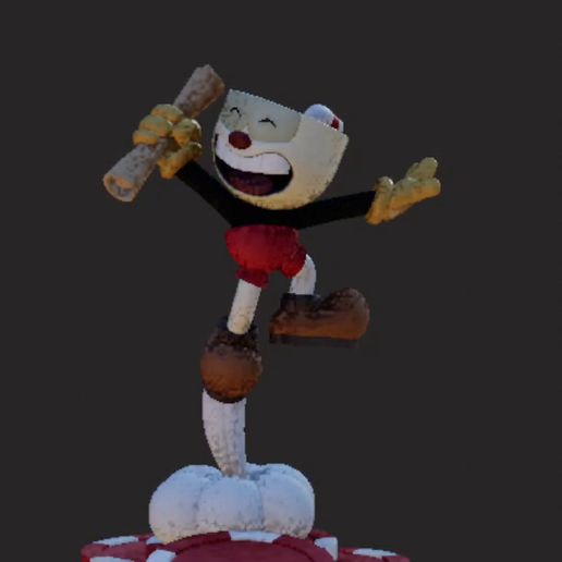 STL file Cuphead 👾 ・3D printing design to download・Cults