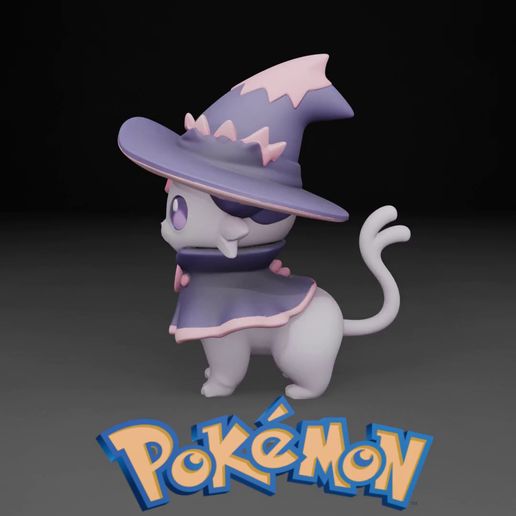 Espeon Bruja - Pokémon Low Poly Halloween Edition / Espeon Witch ...