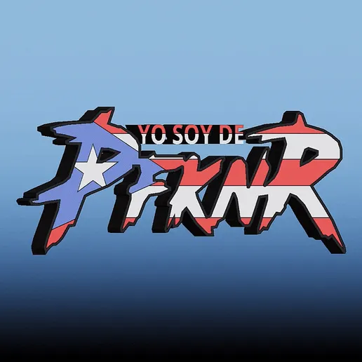 yo soy de P-FKN-R 🇵🇷・ 3D File for 3D printing・Cults