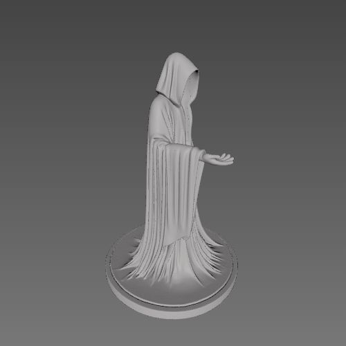 🪄 Headless Cloaked Figure – The Summoner・ OBJ File for 3D printing・Cults