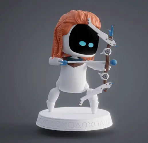🤖 Astro Bot - Aloy Horizon・ 3D File for 3D printing・Cults
