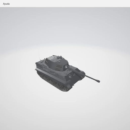 🐅 Tiger II・ OBJ File for 3D printing・Cults