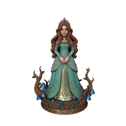 👸 Enchanted Forest Princess - Fairytale Fantasy STL Figure・ STL File ...