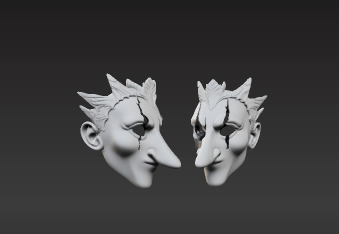 🤡 Gothic Anime Venetian Mask 3D Model - Cosplay & Display・ STL File for ...
