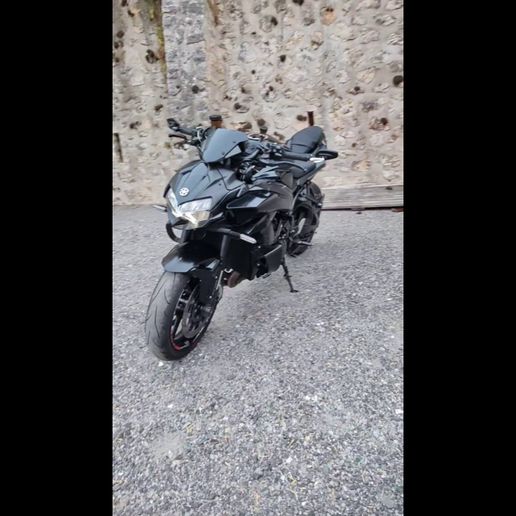 🪶 Kawasaki Z H2 radiator winglet / spoiler / aero・Free STL File for 3D ...