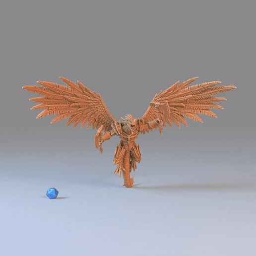🐉 Winged Half Dragon Flying / Evil Dragonborn Warrior / Draconic War ...