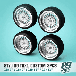 Download 17 3D models from Wheels for scale model cars listed by 89DSGN ...