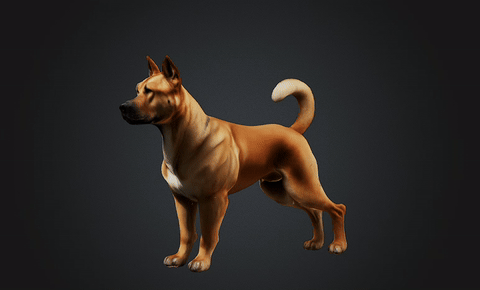 3D file DiB Dog 3737738 Stl Obj Glb for 3D Printer 🐕 ・3D printing ...