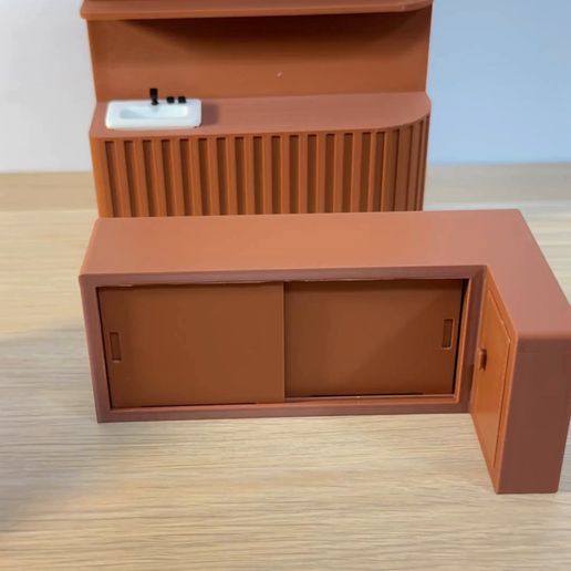 🪑 Mini bar・ STL File for 3D printing・Cults