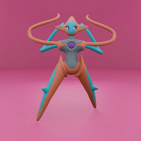 🐉 Pokemon No. 386 Deoxys Pack・ STL File for 3D printing・Cults