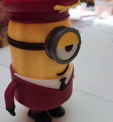 👹 Minion Pilot by pieces to assemble and get multicolor figure・ STL ...