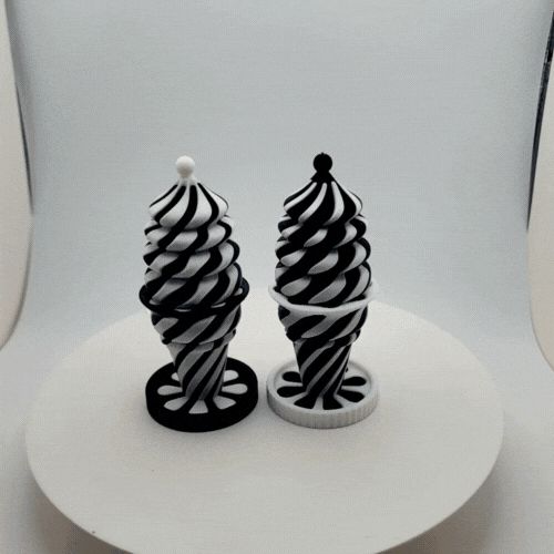 🧊 Impossible Ice Cream Cone Pass Through Toy – NO supports needed!・ 3D ...